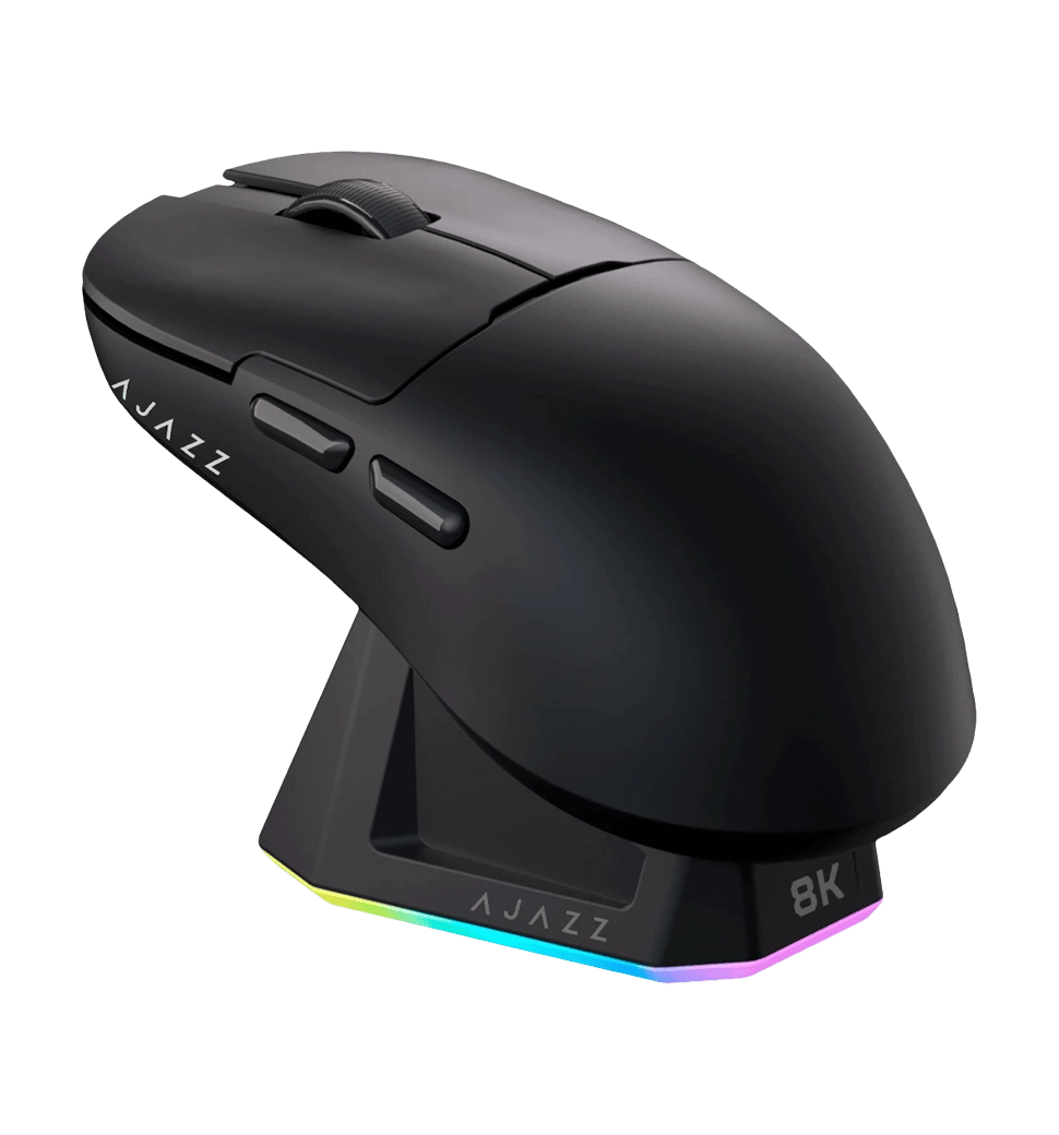 ᐉ Игровая беспроводная мышь Ajazz AJ159PRO -3 Mod-Black-3395-8K Charging Dock купить в Киеве и ...