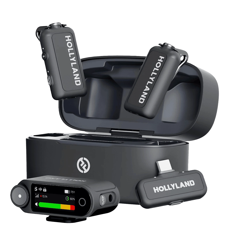 ᐉ Мікрофонна радіосистема Hollyland LARK MAX2 Combo (2TX+1RX) Black ...