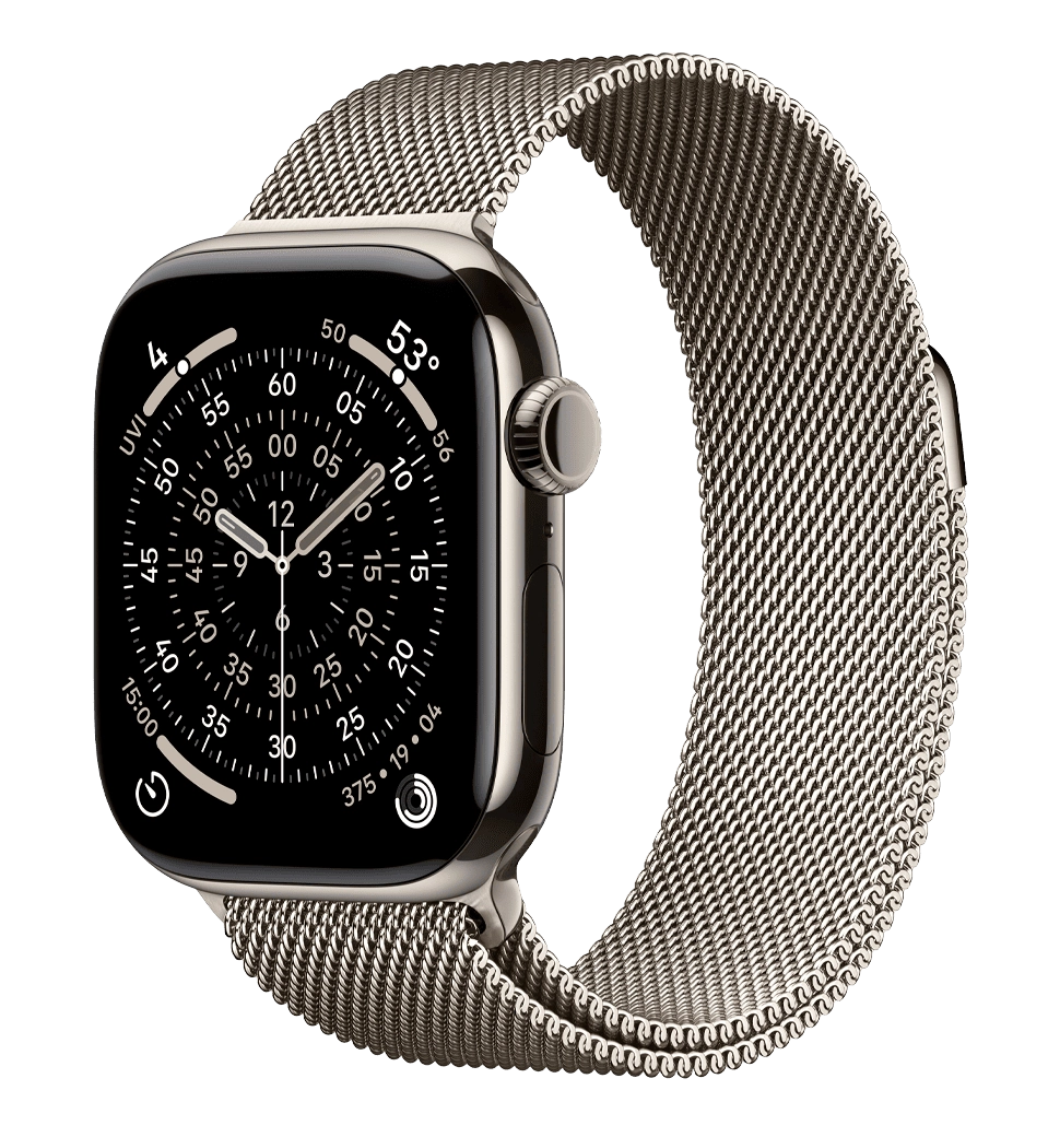 ᐉ Apple Watch Series 11 GPS + Cellular 42mm Natural Titanium Case with ...